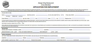 Burger King Application | 2025 Careers, Job Requirements & Interview Tips