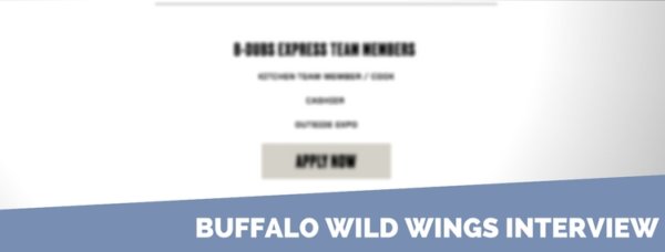 Buffalo Wild Wings Application | 2024 Job Requirements & Interview