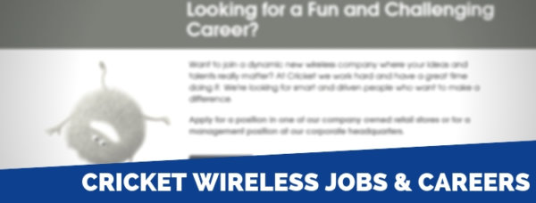 Cricket Wireless Application | 2022 Careers, Job Requirements & Interview